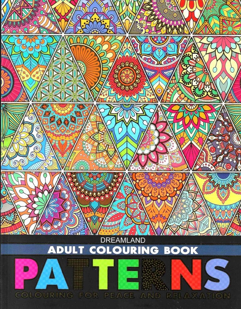 DL-ADULT COLOURING BOOK PATTERNS COLOURING FOR PEACE – Welcome To ...