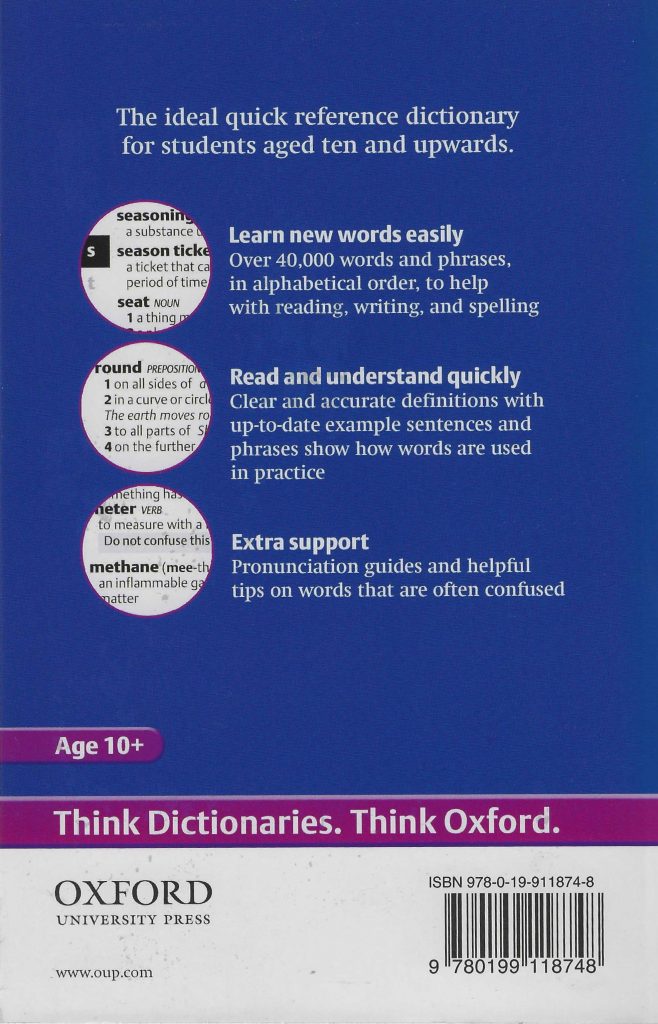 OUP-OXFORD POPULAR SCHOOL DICTIONARY – Welcome To Crescent Book Shop