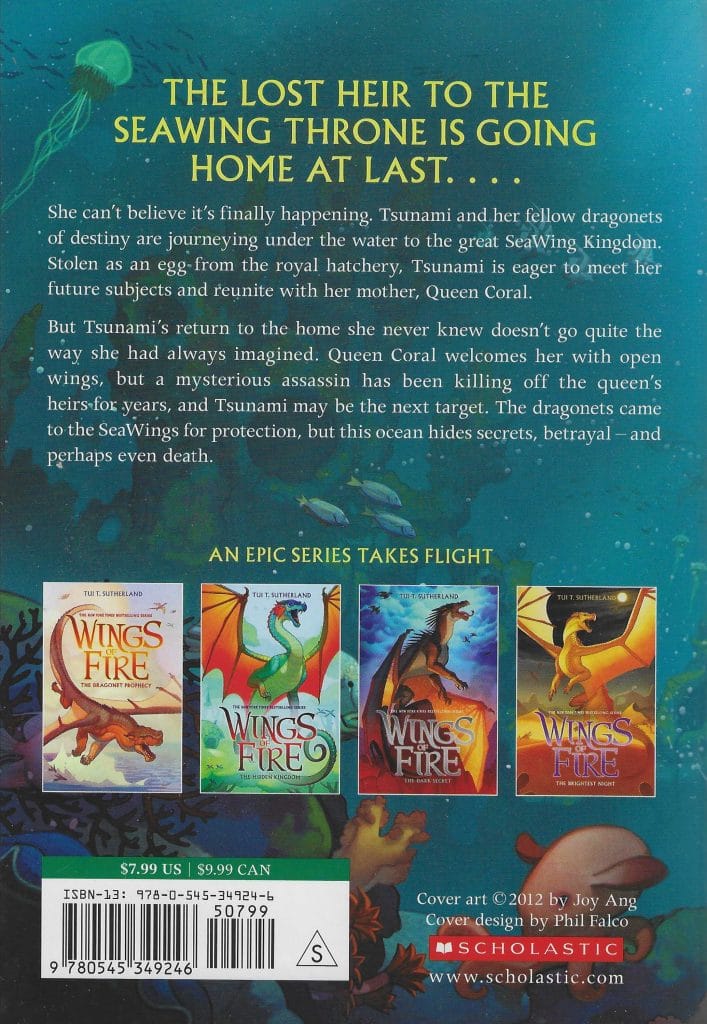 SCHOLASTIC-WINGS OF FIRE -THE LOST HEIR (BOOK TWO) – Welcome To ...