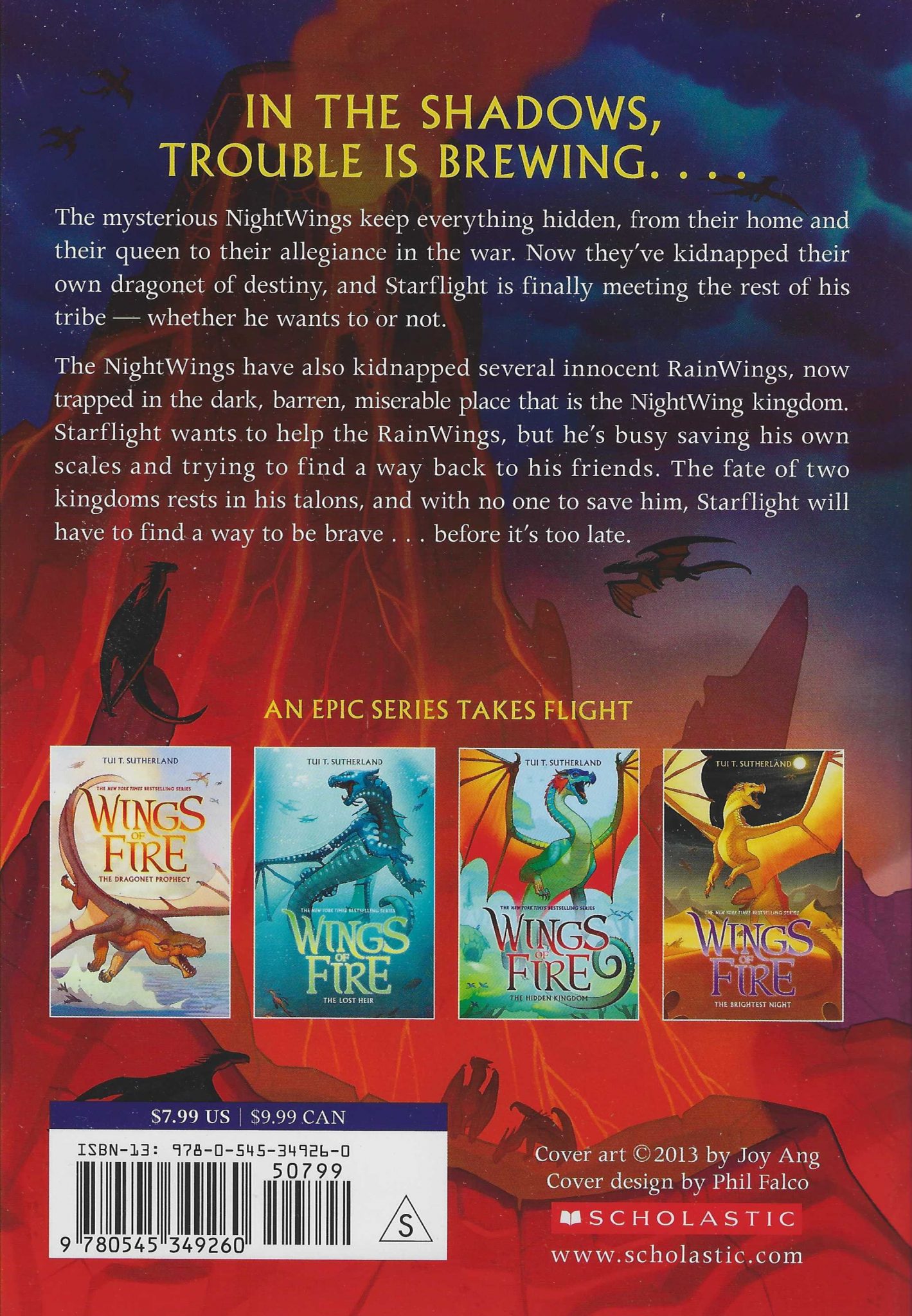 SCHOLASTIC-WINGS OF FIRE -THE DARK SECRET (BOOK FOUR) – Welcome To ...