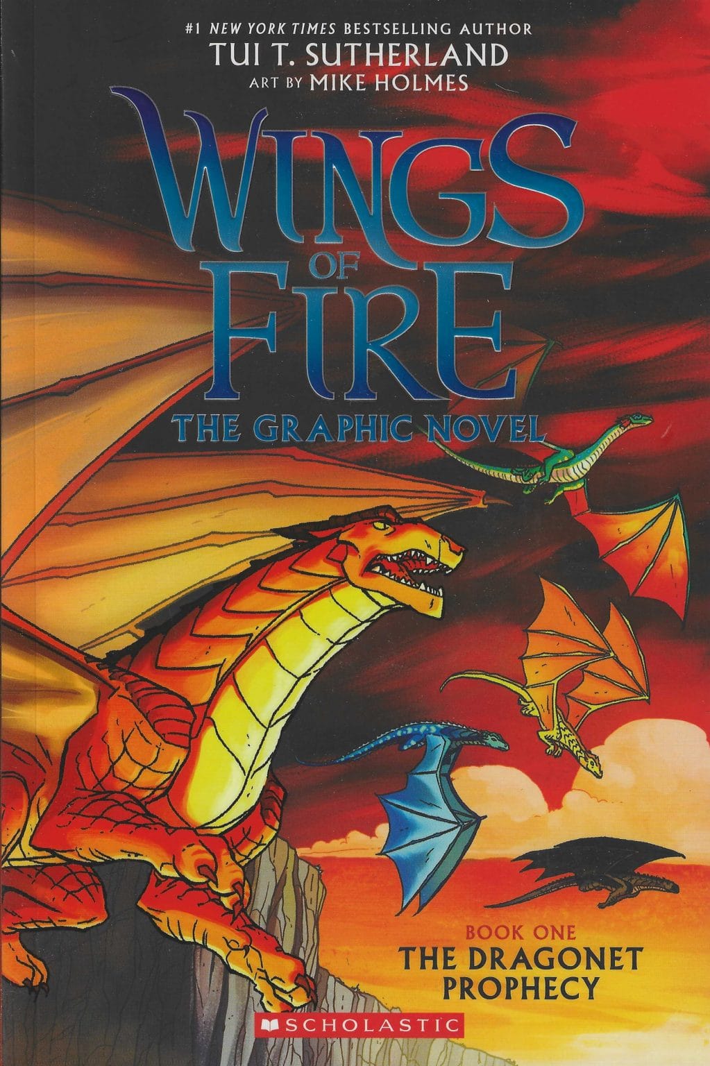 SCHOLASTIC-WINGS OF FIRE -THE DRAGONET PROPHECY,THE GRAPHIC NOVEL -BOOK ...