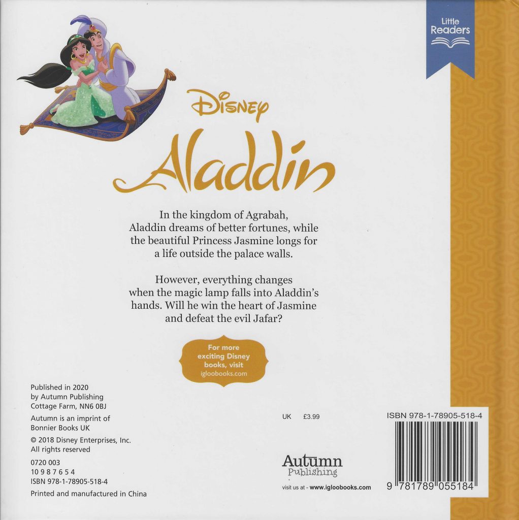 IGLOO-DISNEY ALADDIN – Welcome To Crescent Book Shop