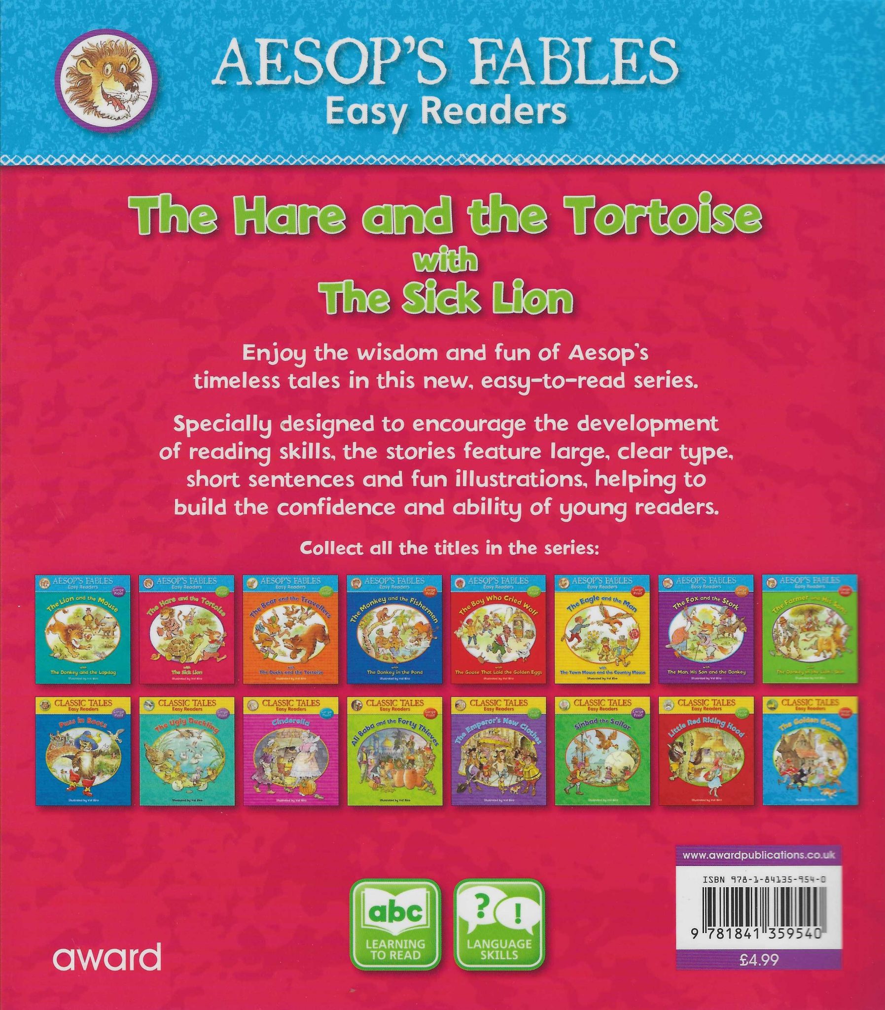 AWARD -AESOP S FABLES EASY READERS THE HARE AND THE TORTOISE – Welcome ...