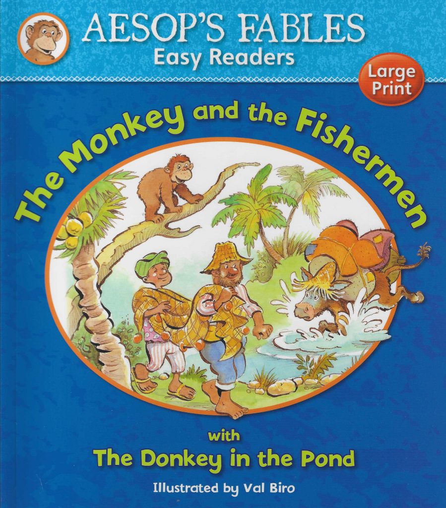 AWARD -AESOP S FABLES EASY READERS THE MONKEY AND THE FISHERMEN ...