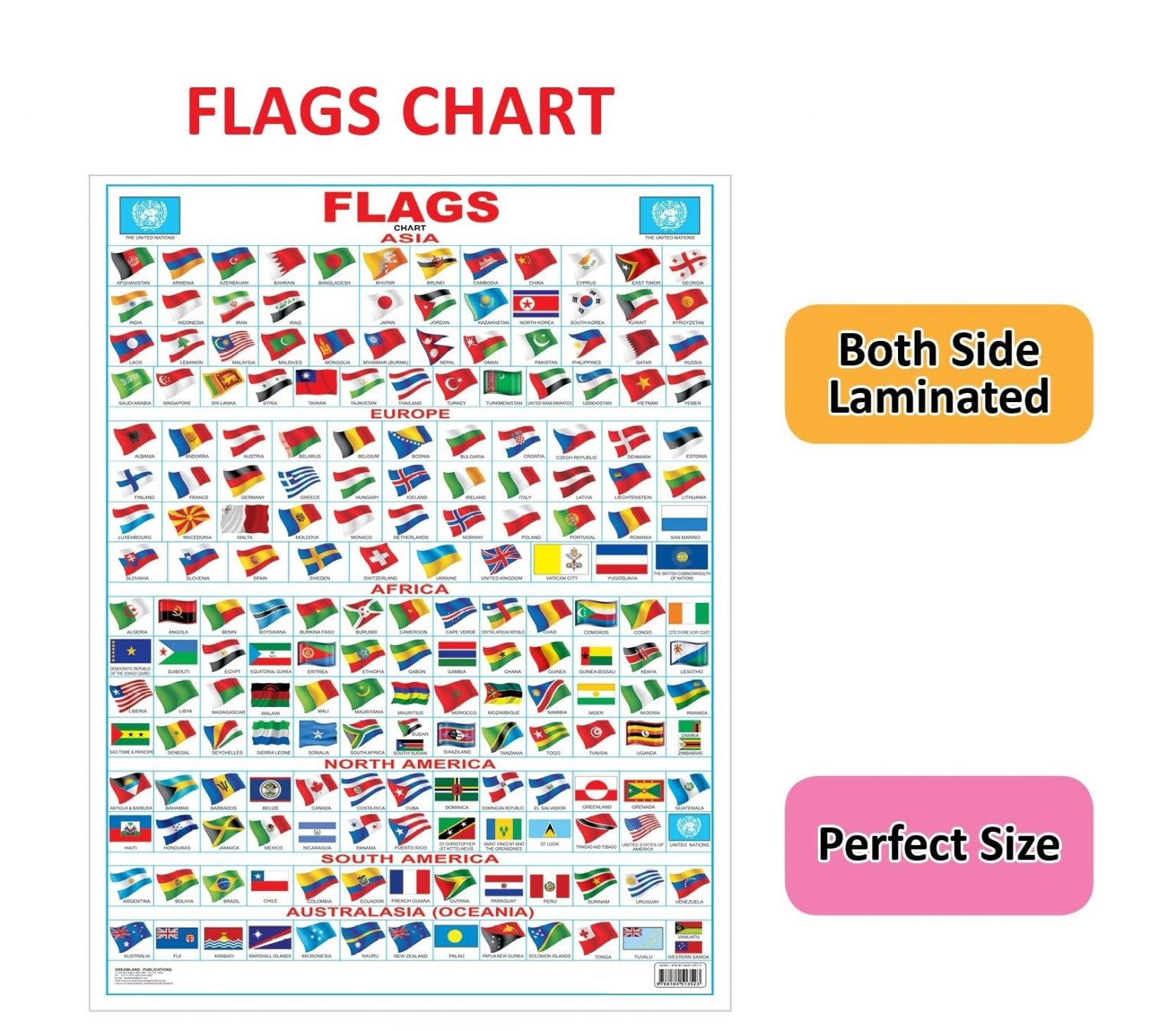 EDUCATIONAL CHART FLAGS – Welcome To Crescent Book Shop
