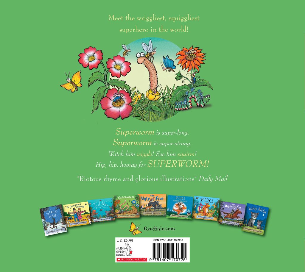 Scholastic – Julia Donaldson – Superworm – Welcome To Crescent Book Shop